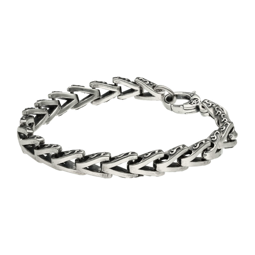 Acheter Bracelet Homme Argent Structure Tribal
