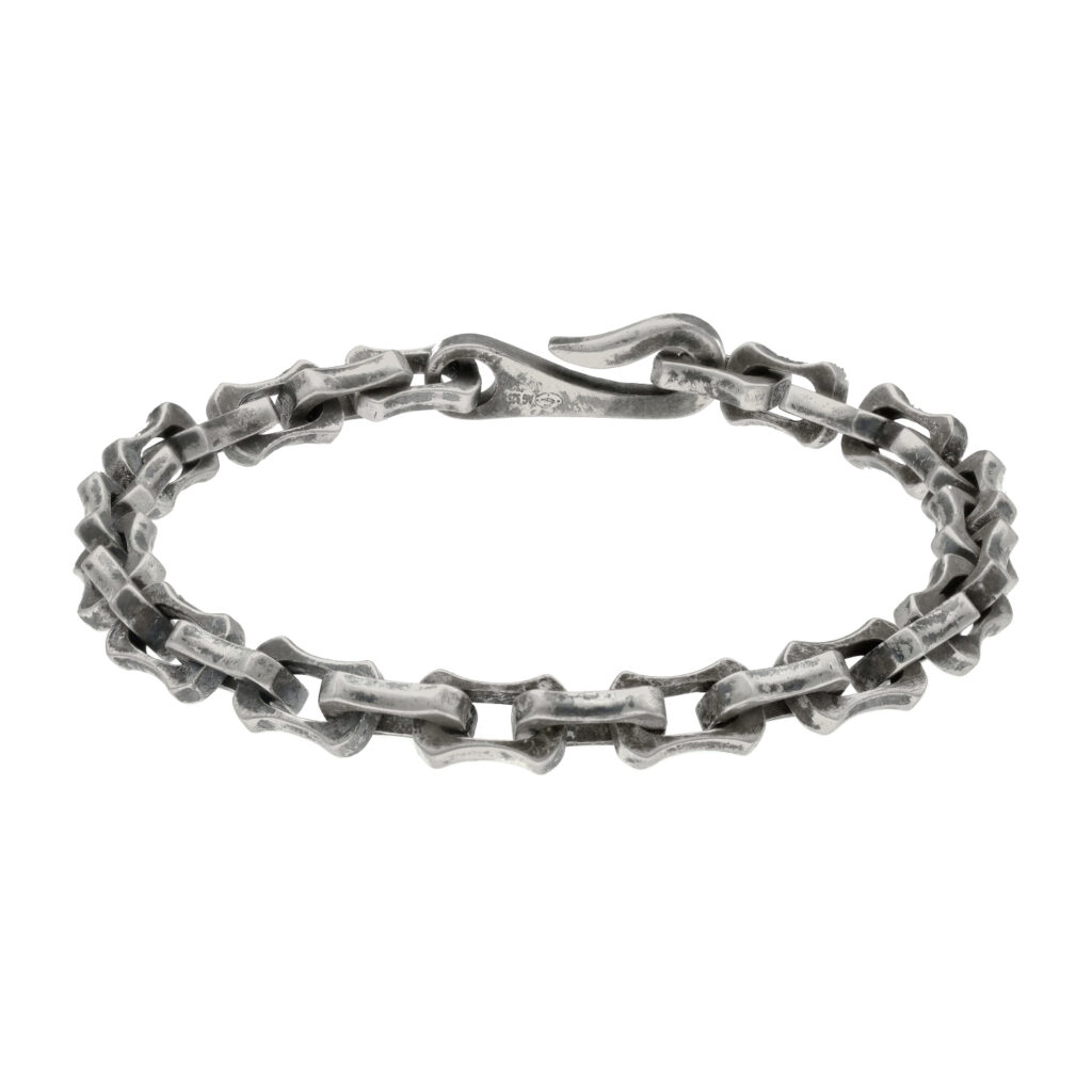 Bracelet Homme Argent Maille Mécanique - Orus Bijoux